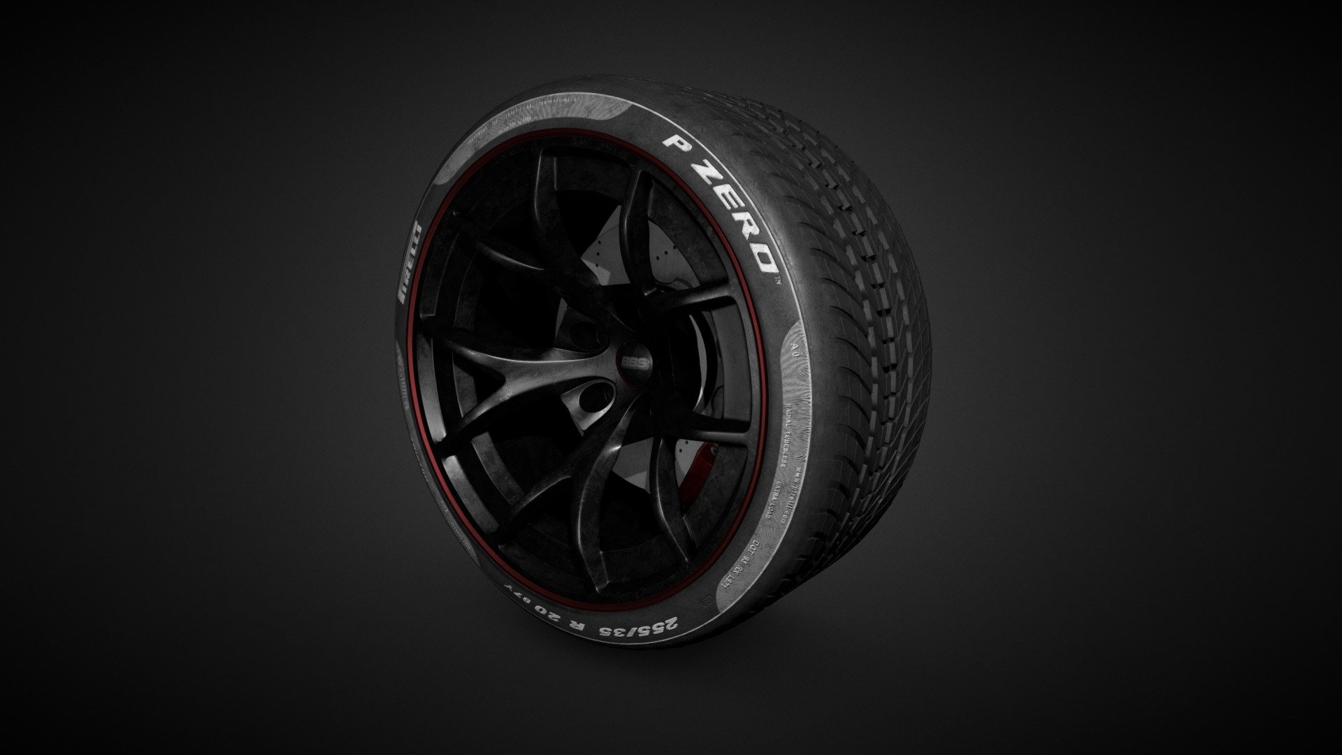 Pirelli P Zero Tyre 3D Model By Adri n Garc a adrigx2 1ce1843