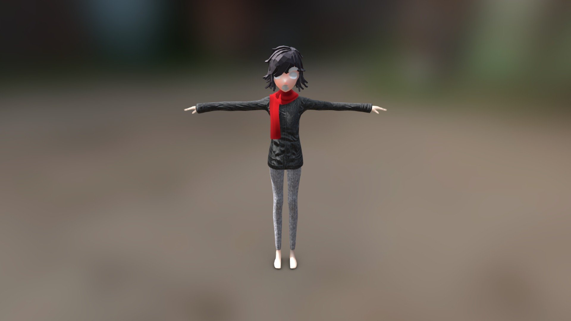 GIRL fbx - 3D model by erjue [1ce1d8a] - Sketchfab