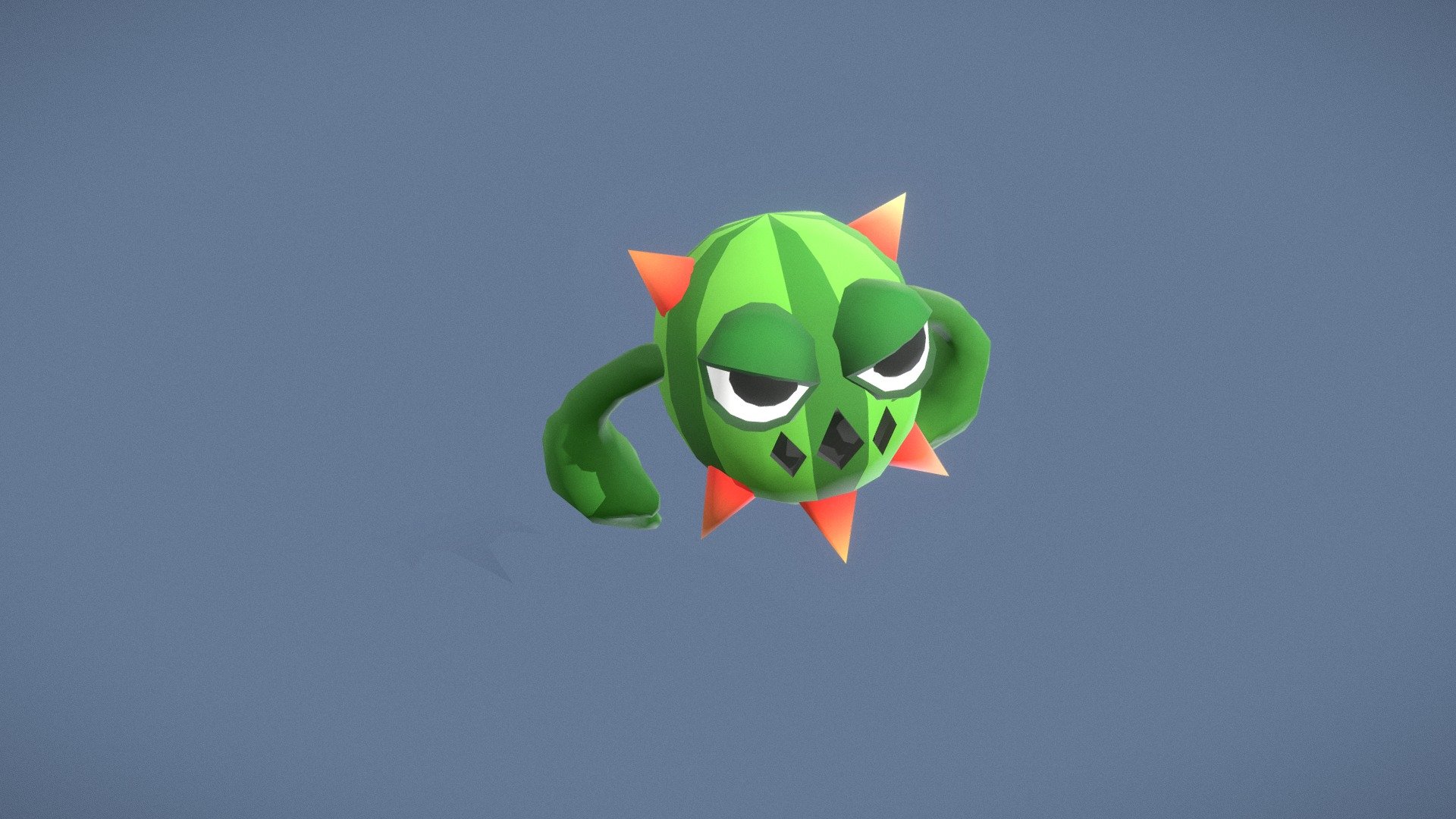 Cartoon Characters - Cactus Warrior Lvl1 - Buy Royalty Free 3D model by ...