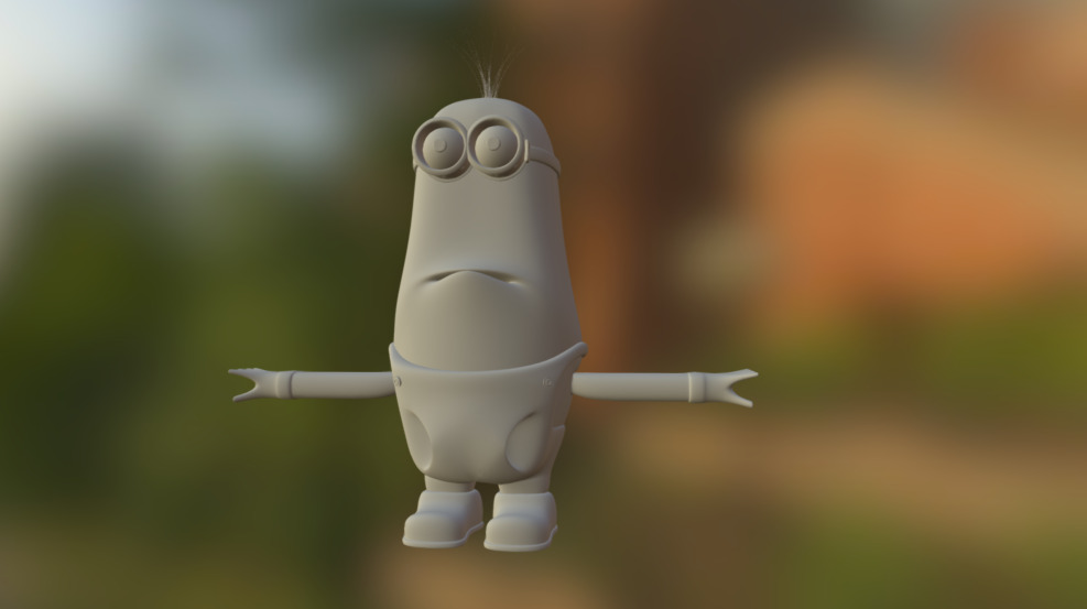 My recreation of a minion from despicable me - 3D model by MatthiasB ...