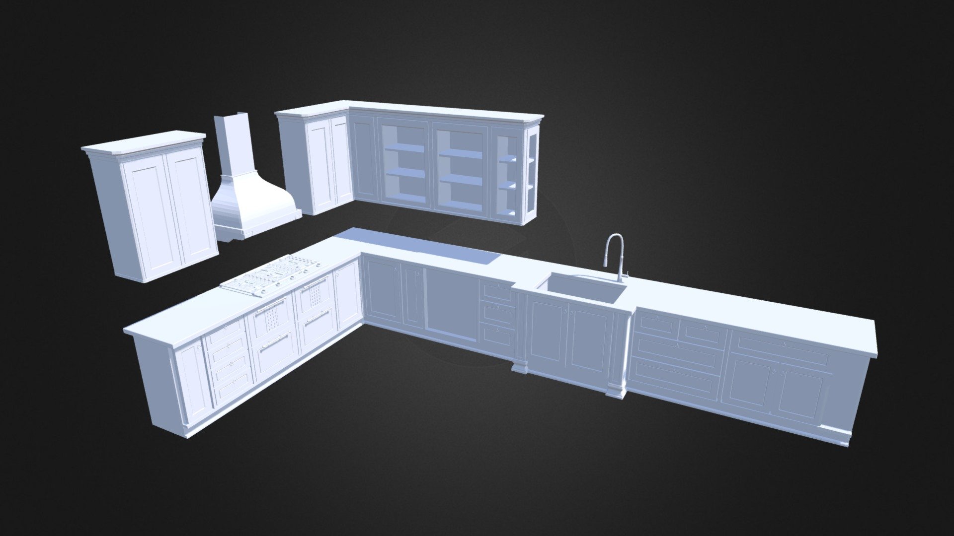 Counter - Download Free 3D model by mattnelsonUC [1ce4d5a] - Sketchfab