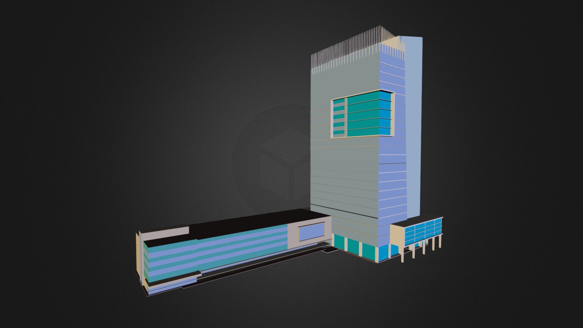 PP Office A - 3D model by Ardiansyah Basha (@bovian) [1ce7bab] - Sketchfab