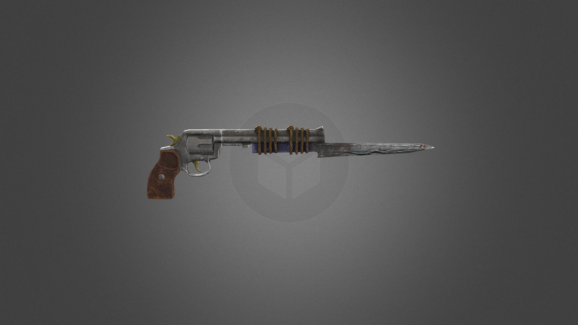 post_apocaliptic gun - Download Free 3D model by shawnDeMenezes (@shawn ...
