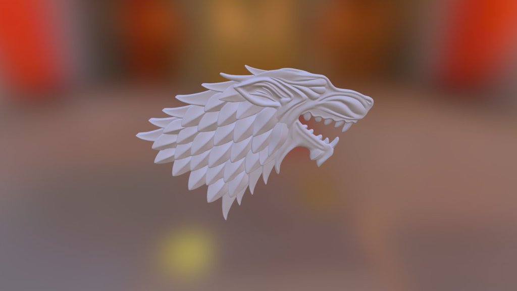 Game Of Thrones - Stark - 3D model by amit.d.arora (@amit.d.arora ...
