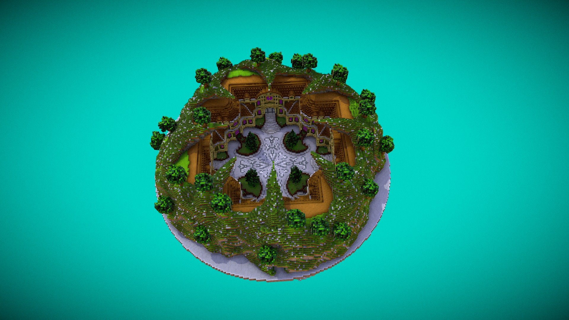 Survival Spawn - 3D model by RedBox Minecraft Studio (@KlashRaick ...