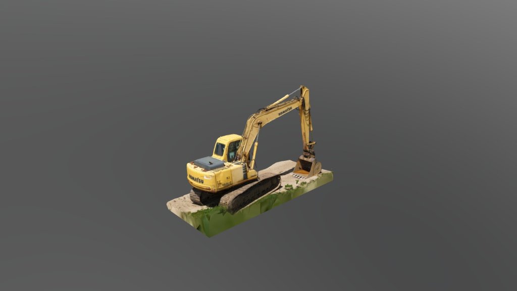 Backhoe - 3D model by EG (@droneovermilwaukee) [1ce93fe] - Sketchfab