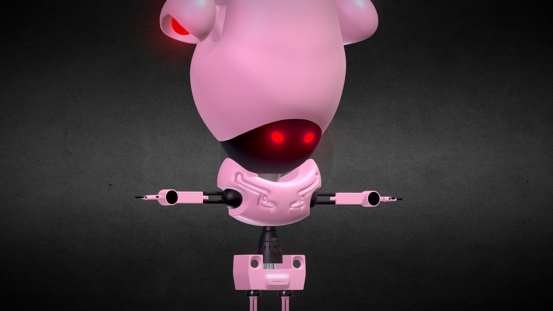 Cutie pink robot - Download Free 3D model by Jam_xb (@Jam.xb) [1ce9643 ...