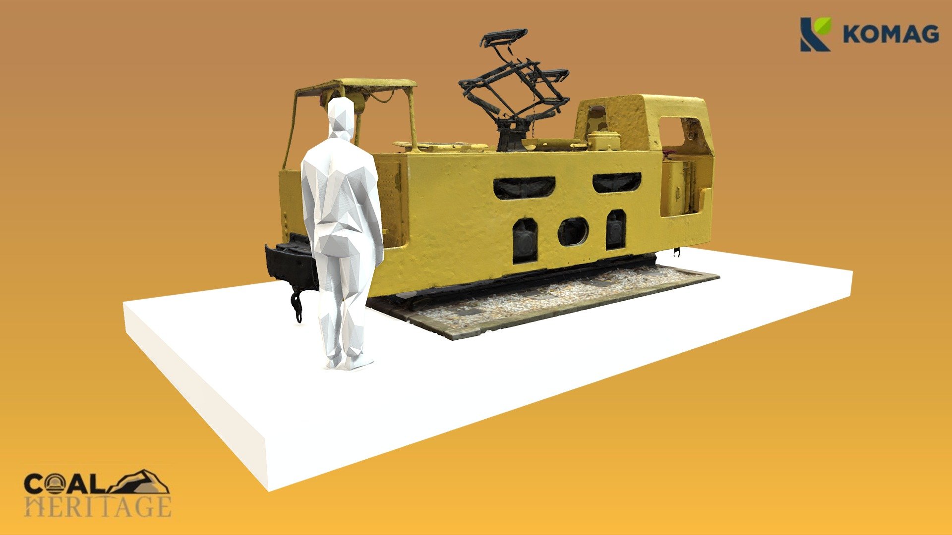 CoalHeritage - Electric mine locomotive Ld-21 - 3D model by KOMAG 3D ...