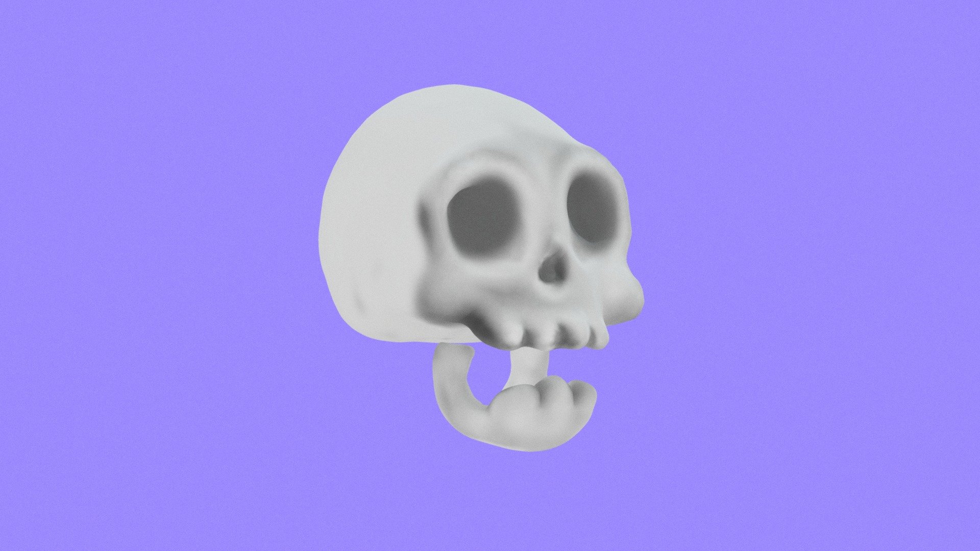 Toon Skull - Buy Royalty Free 3D model by CzernO (@czernobog) [1ceaa5a ...