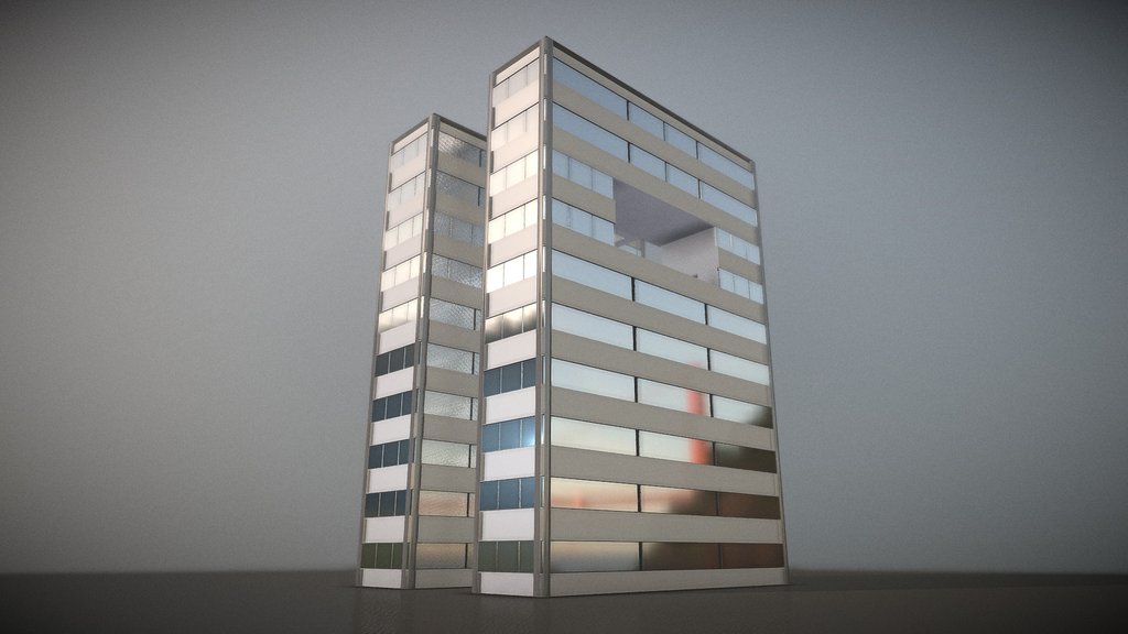 Low Poly Building Examples - A 3D model collection by q1design - Sketchfab