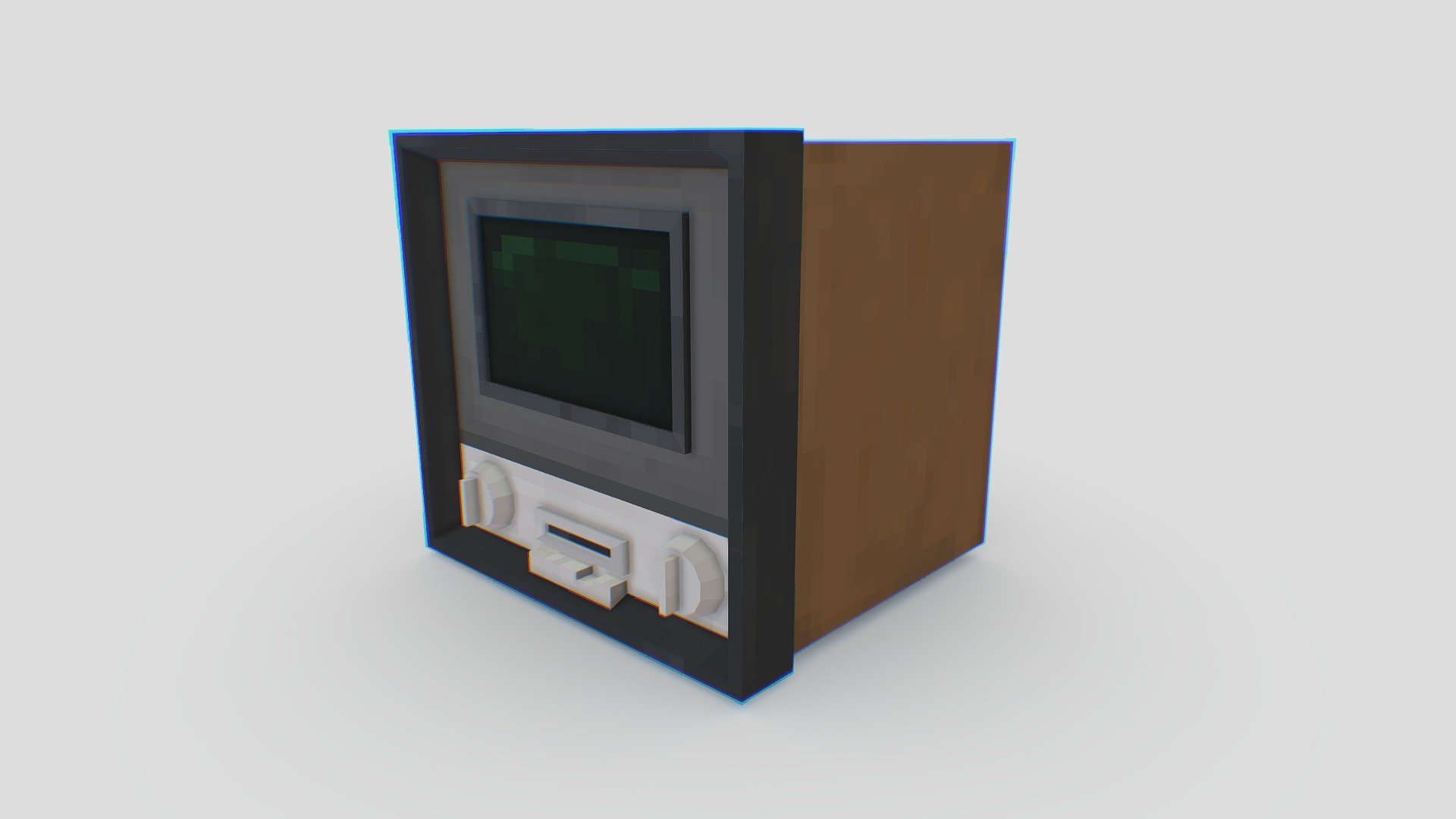 Low Poly Retro TV - 3D model by im8bq [1cec8de] - Sketchfab