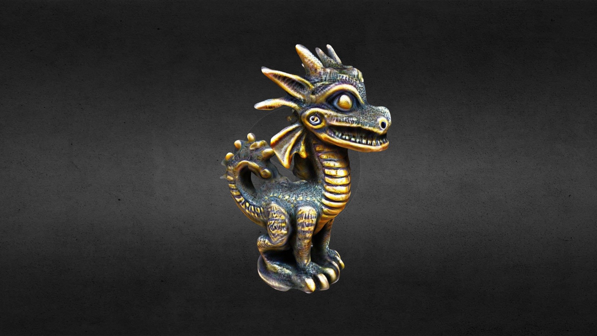 Tiny Dragon Mayan Statue - Download Free 3D model by curiousmagic ...