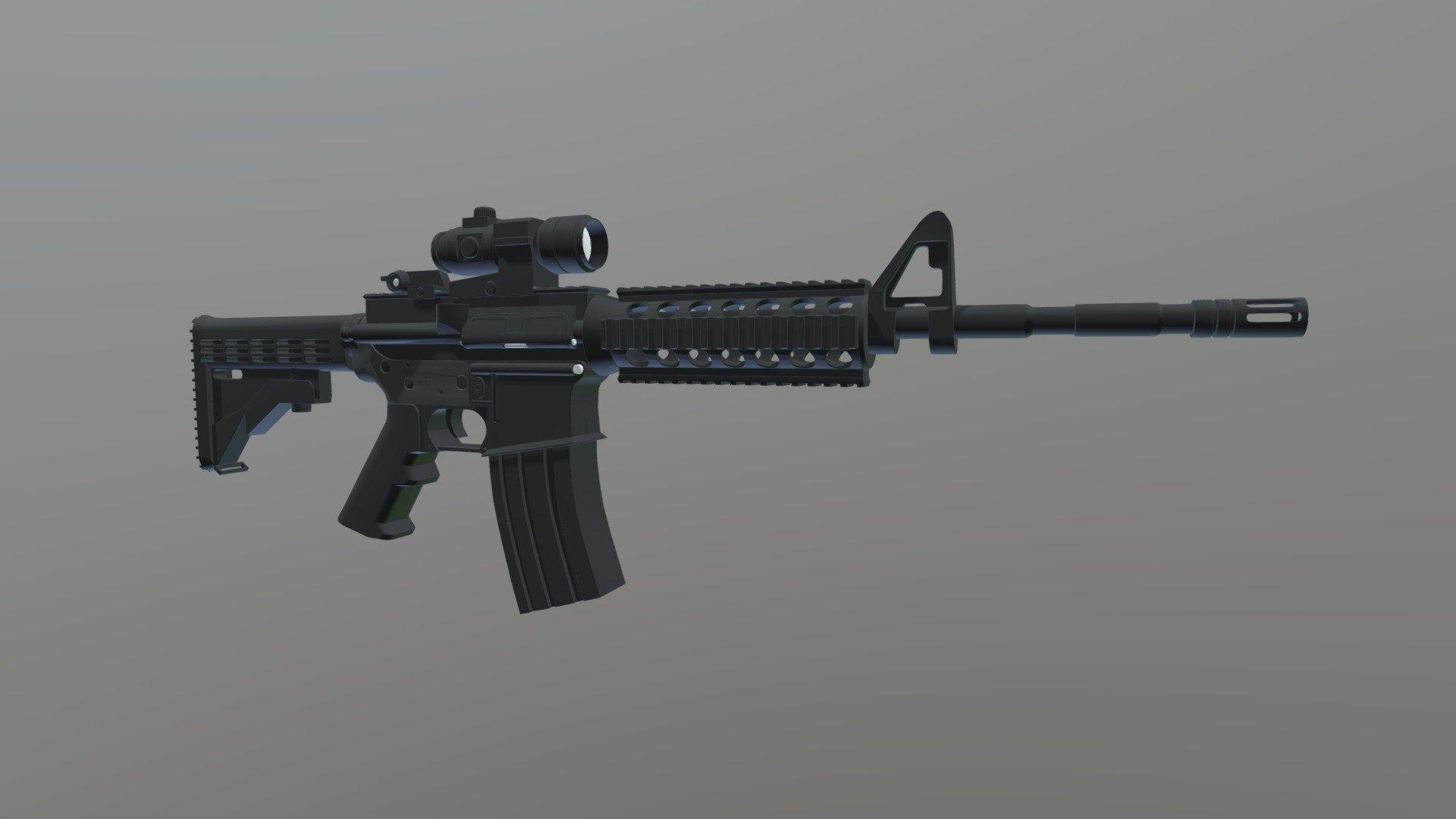 m4a1 - Download Free 3D model by wtfayush [1ced267] - Sketchfab