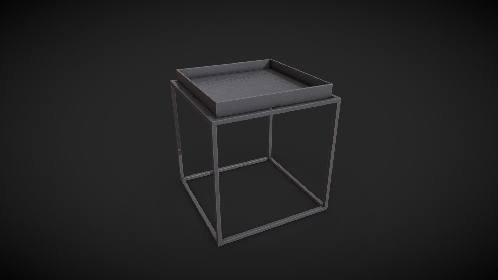 Metal Coffee Table || VR Ready - Buy Royalty Free 3D model by SilverSky ...