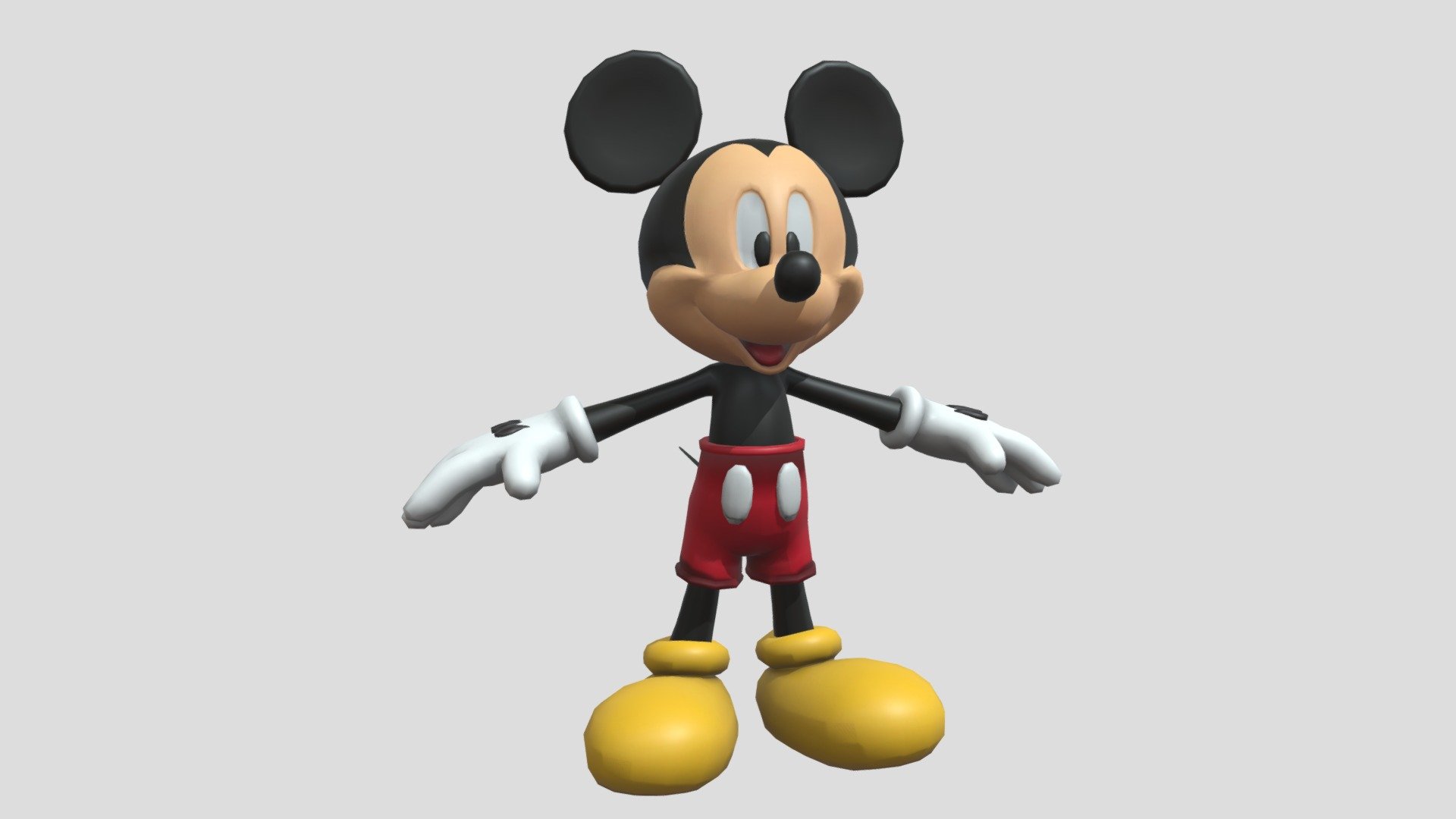mickey mouse fixed model - Download Free 3D model by The Suffering ...