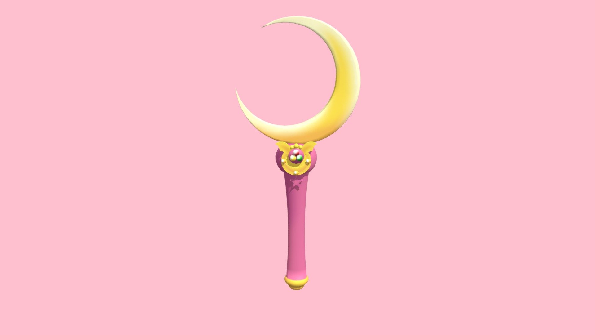 Sailor Moon | Moon Stick - Download Free 3D model by fairvals [1cefdfa ...