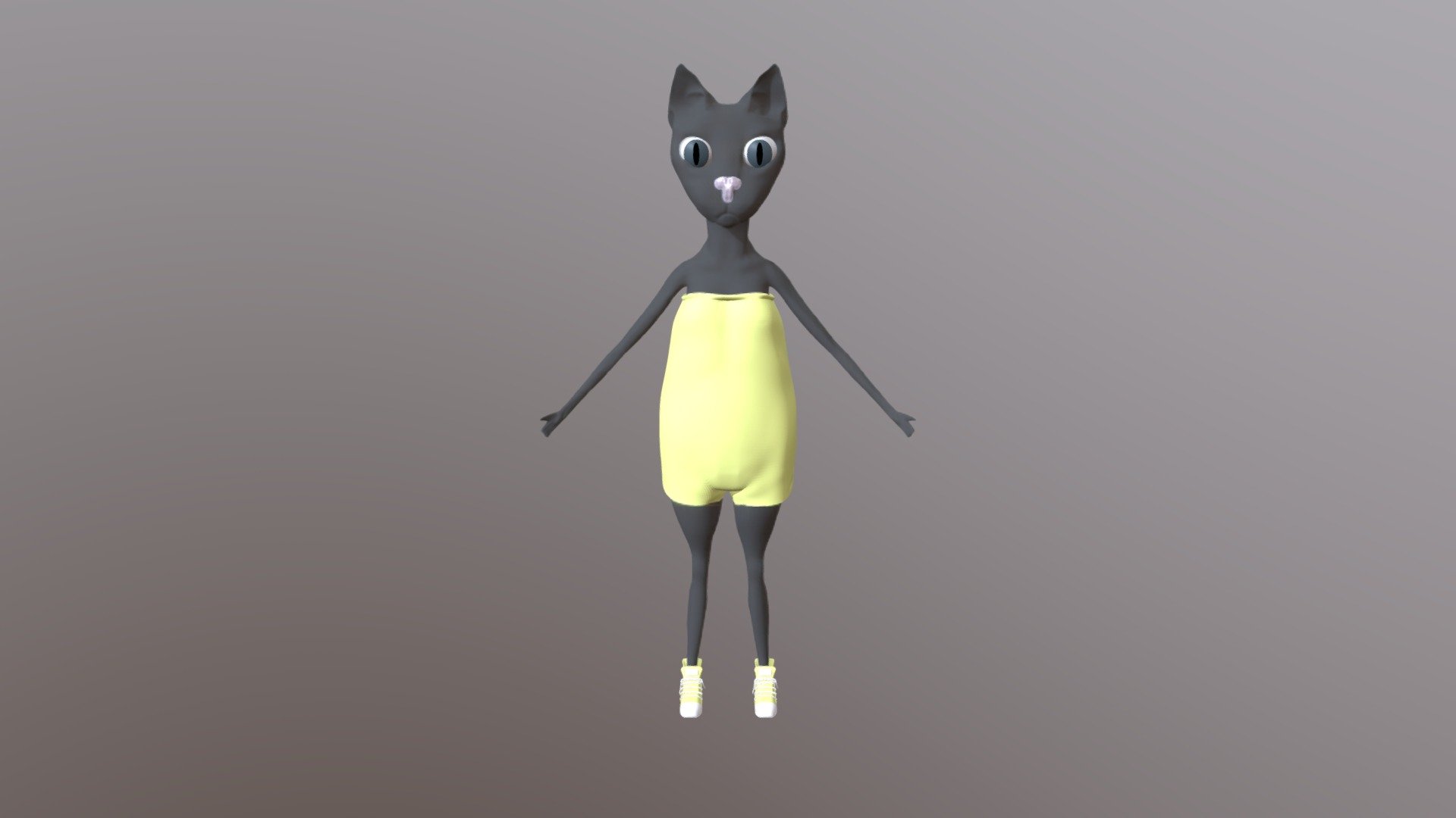 Cat character by Maria Nova - 3D model by marianova [1cf1872] - Sketchfab