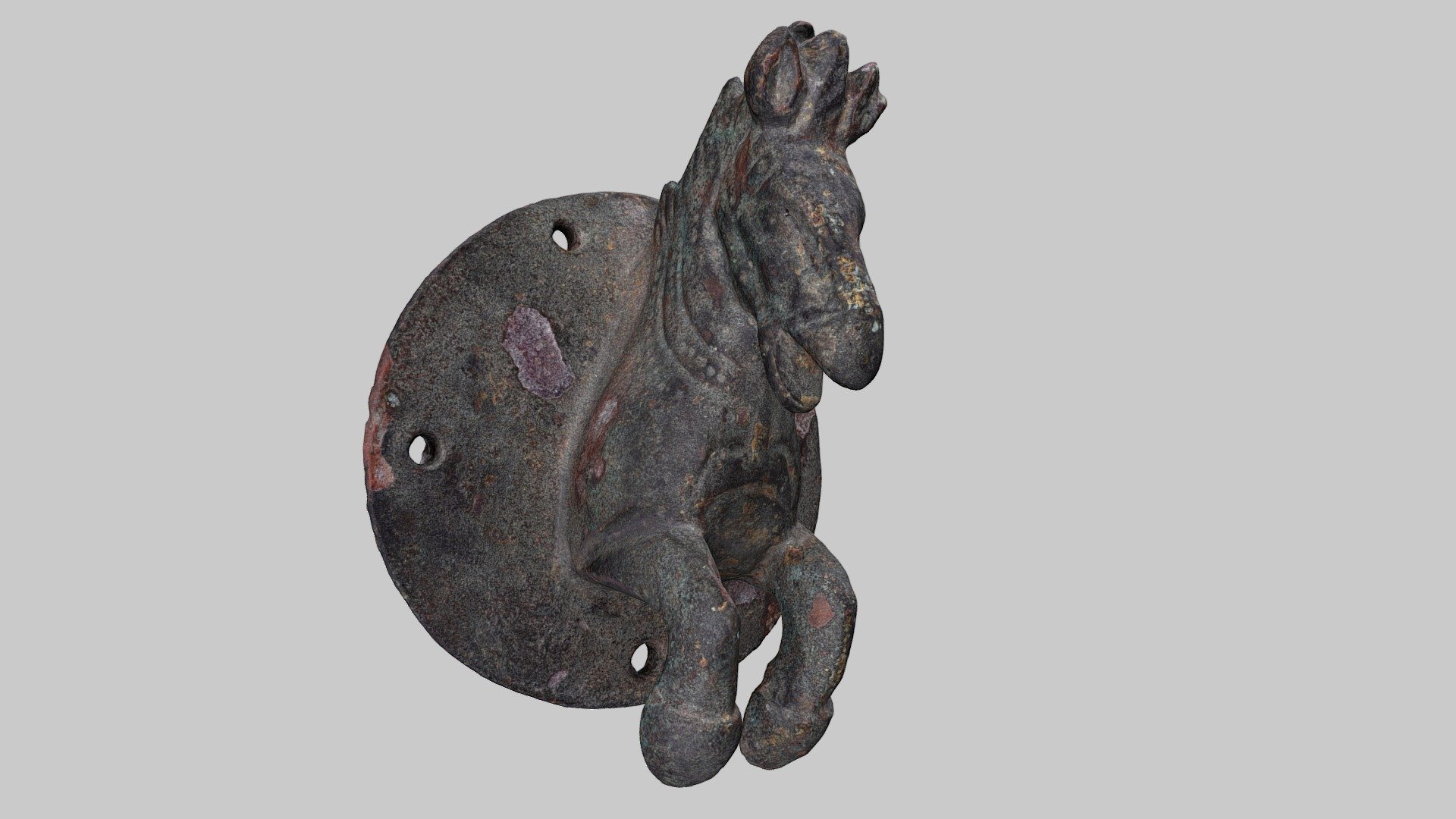 Mounting with a horse protome - Download Free 3D model by ...