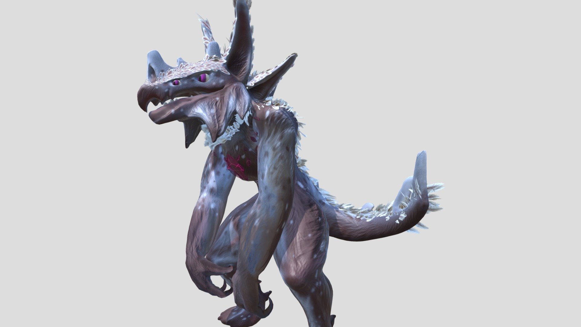 Creature: ilde animation - 3D model by Maurice_Tilman [1cf30ae] - Sketchfab