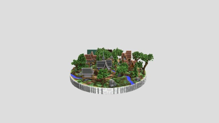 Minecraft-map 3D models - Sketchfab