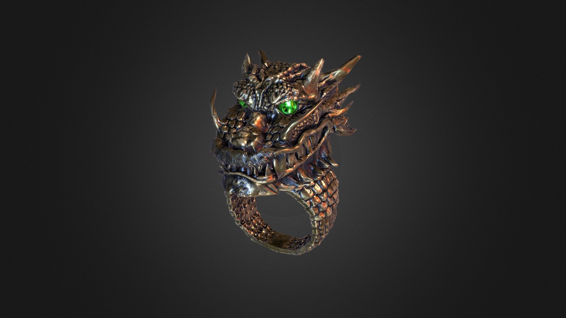 Dragon ring - 3D model by _Hellyeah_ [1cf606d] - Sketchfab