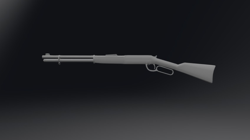 Lever Action Rifle - 3D model by Leonardo (@dahkushb0zz) [1cf681f ...