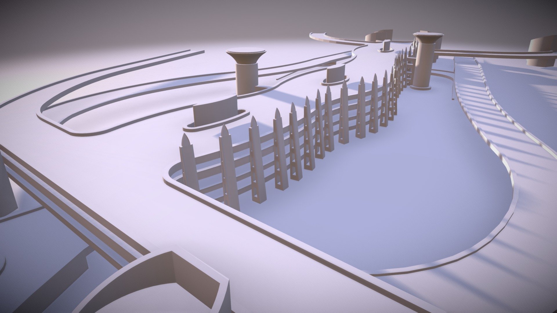 Jamarat - 3D model by kaaba [1cf72bc] - Sketchfab