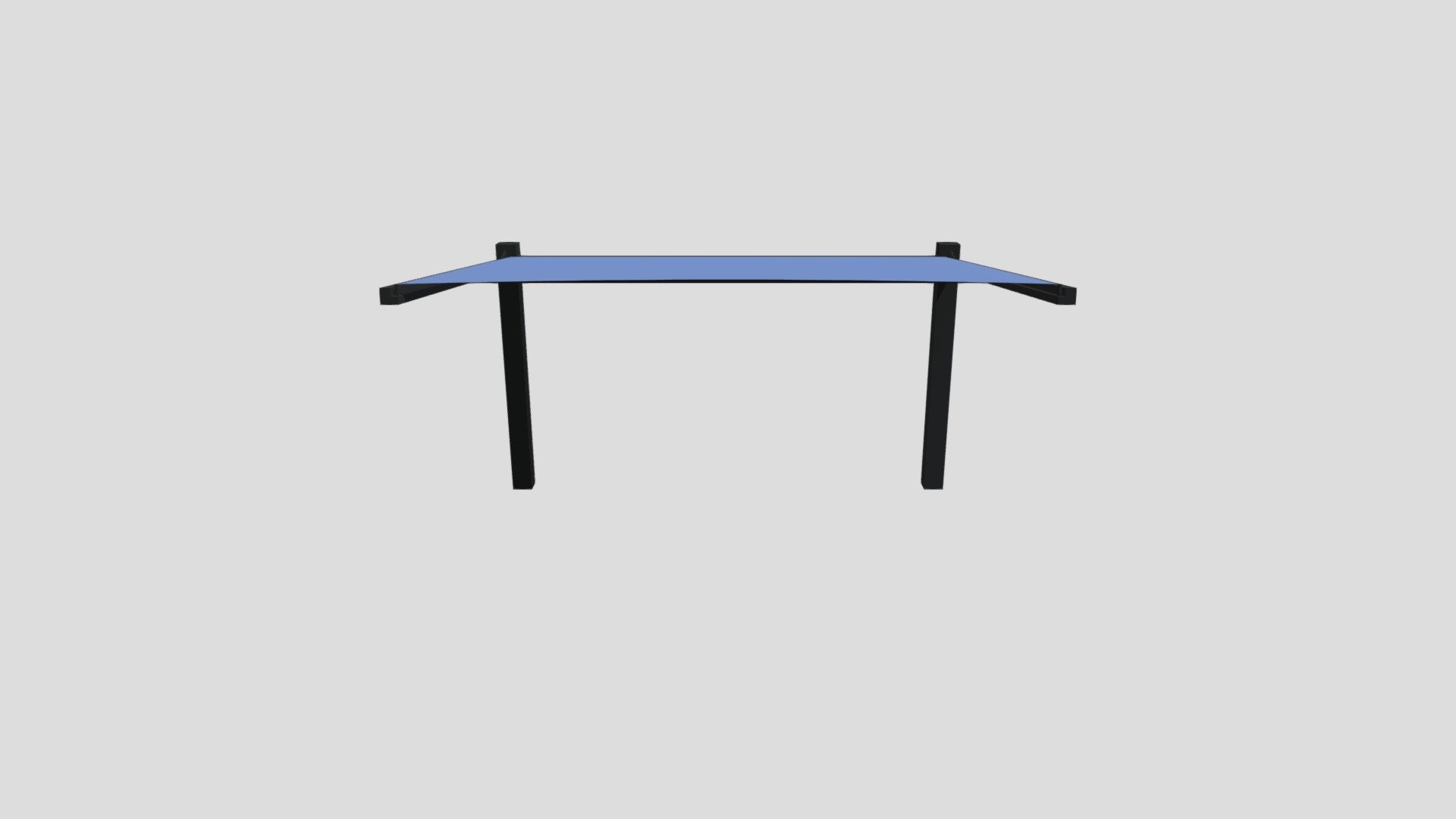 Cantilever- Flat Shade Panel - Download Free 3D model by Shade Sails ...