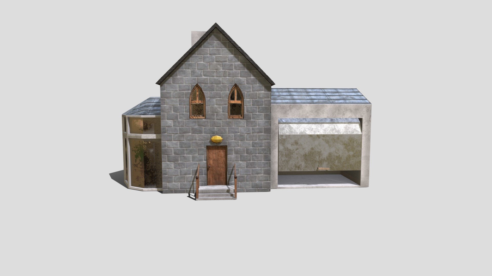 First House Blender - 3D model by Mihaela.Hrusanova [1cf9e00] - Sketchfab