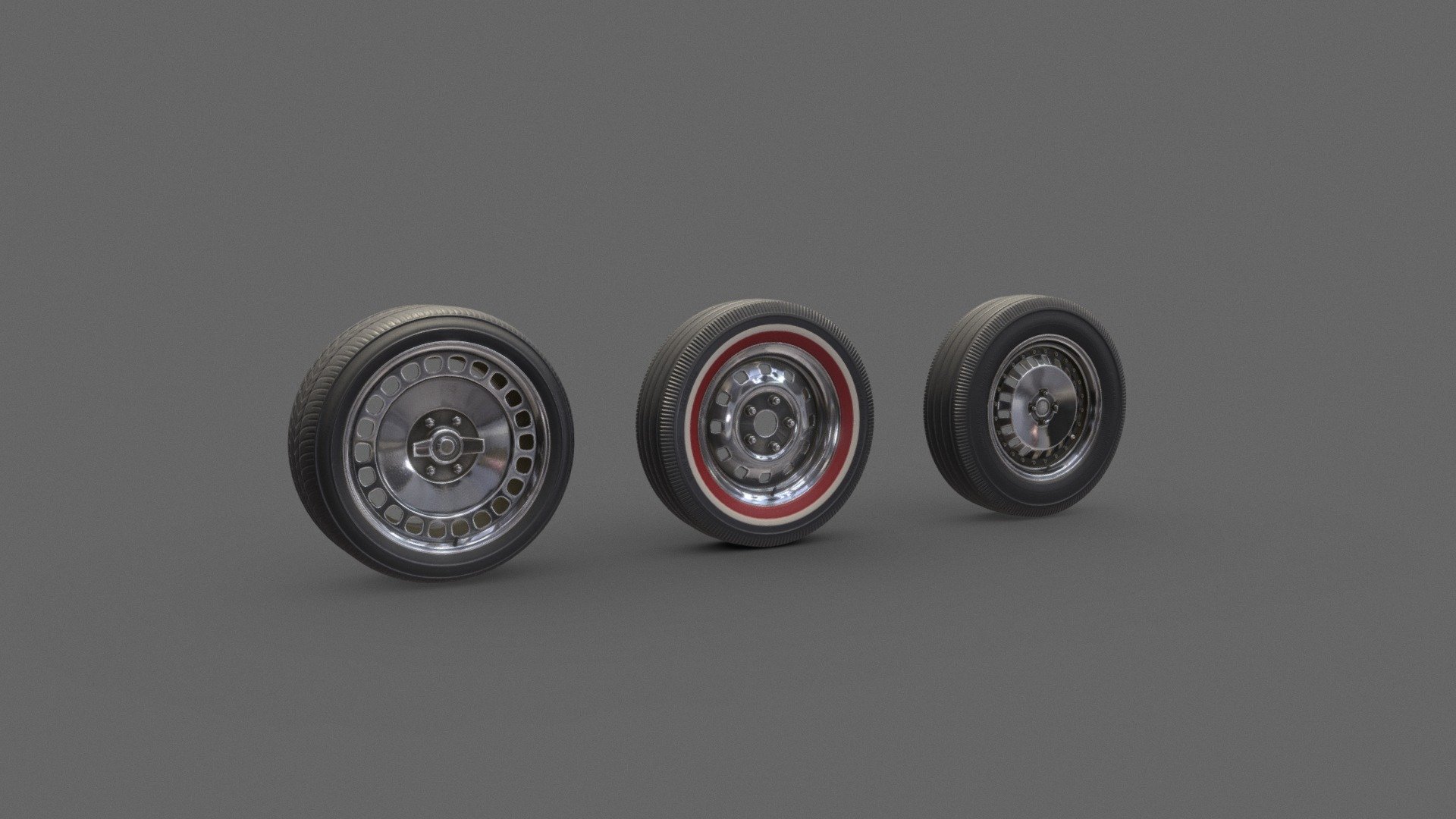 retro wheels - Download Free 3D model by pavlovichevzet [1cfa81c ...