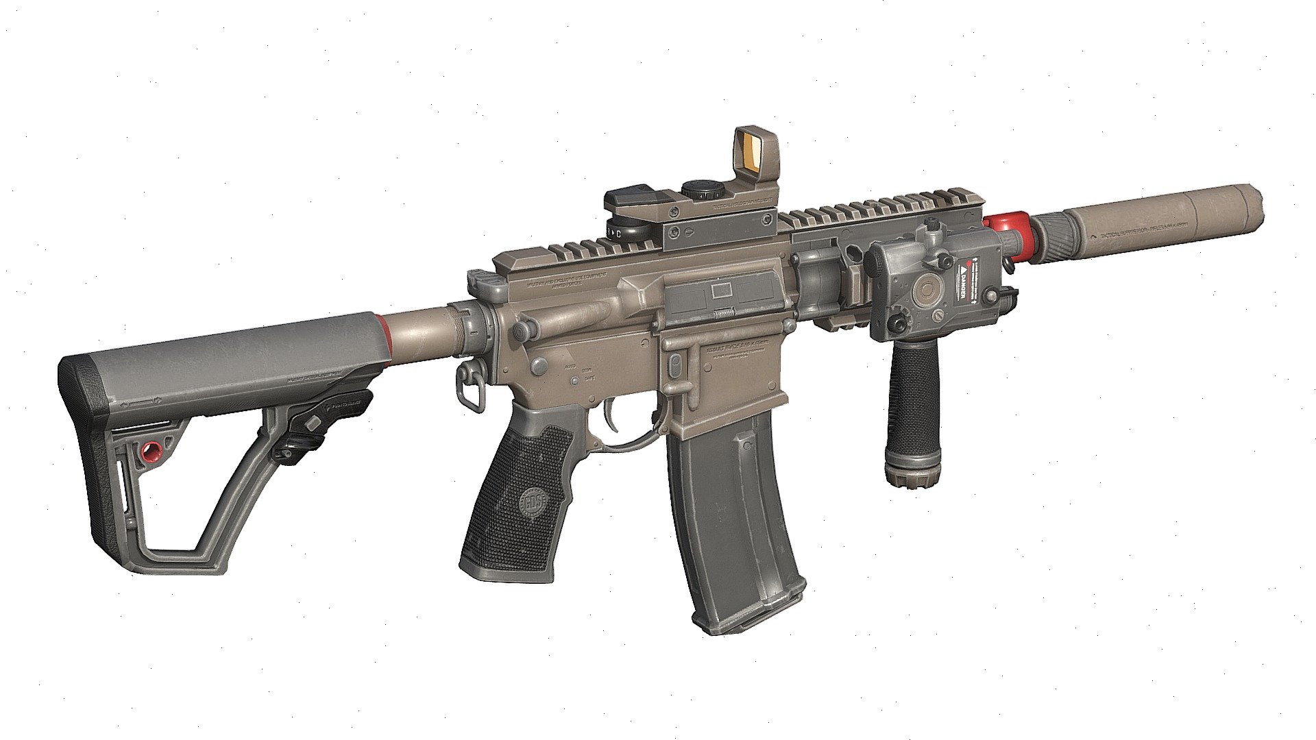 MK18 SBR 556 Mod 0 - 3D model by momsboxtv [1cfda5d] - Sketchfab