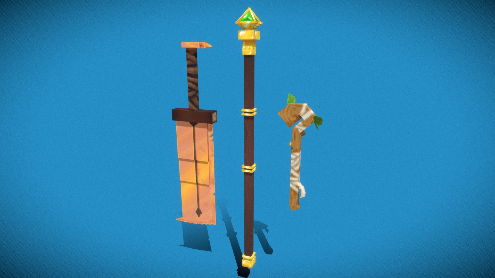 Hytale Weapon Study 1 - 3D model by OuroborosBoy [1cfdde0] - Sketchfab