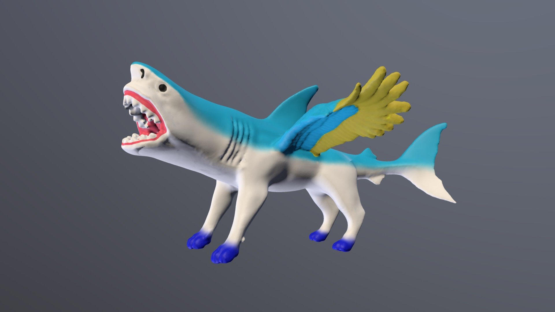 Megalodon rex, by Mark Walker - 3D model by Digital Dinosaurs ...