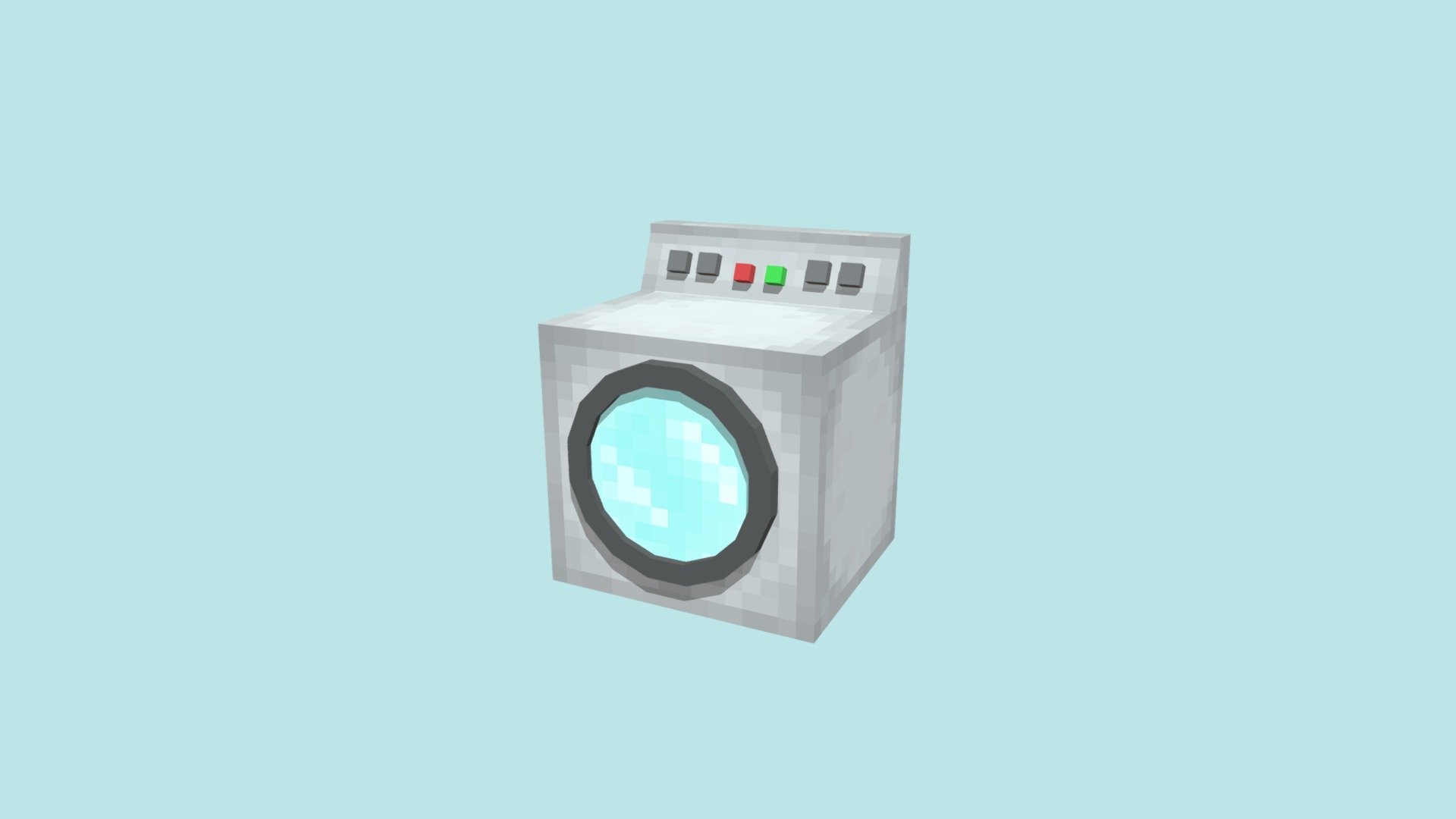 Washing machine - 3D model by mezzbeans [1d00c0c] - Sketchfab