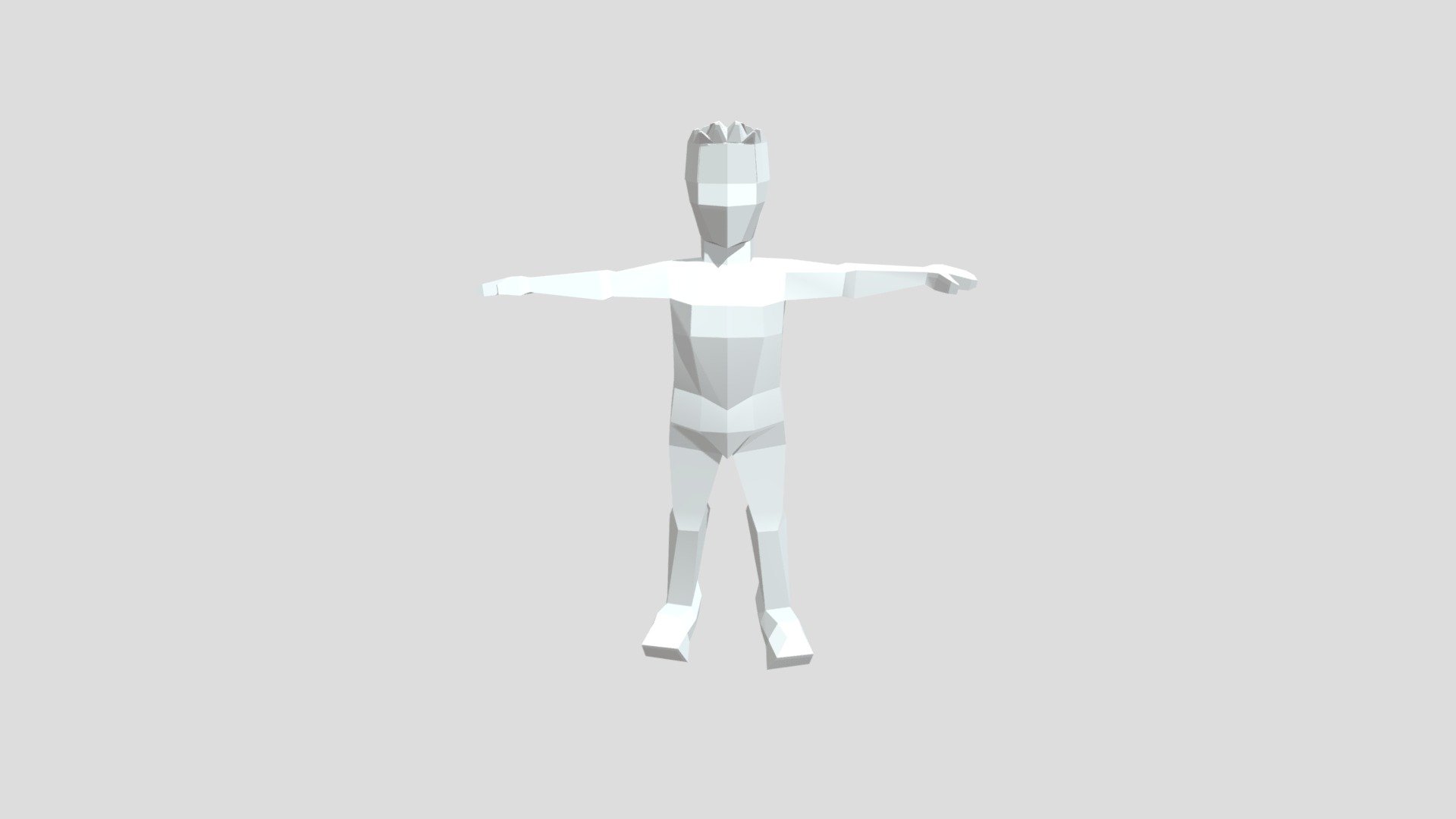 3D low poly male character - 3D model by mrmicroben [1d0177a] - Sketchfab