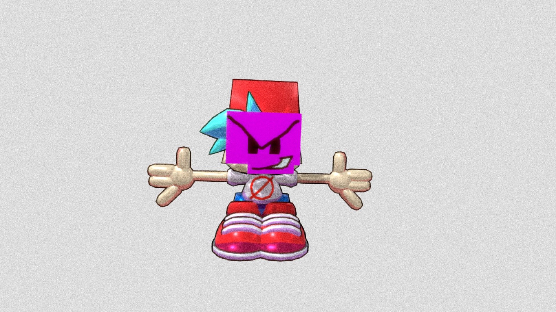 FNF_Boyfriend - 3D model by kerimbutnotloozer [1d02947] - Sketchfab