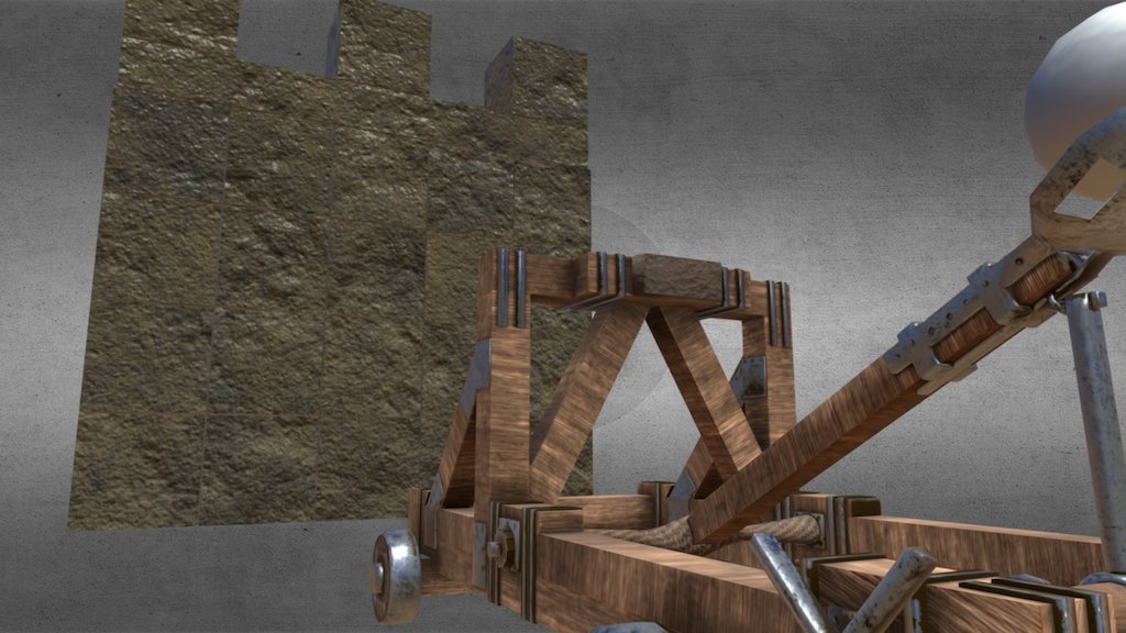 Catapult - 3D model by ILaest [1d03b21] - Sketchfab