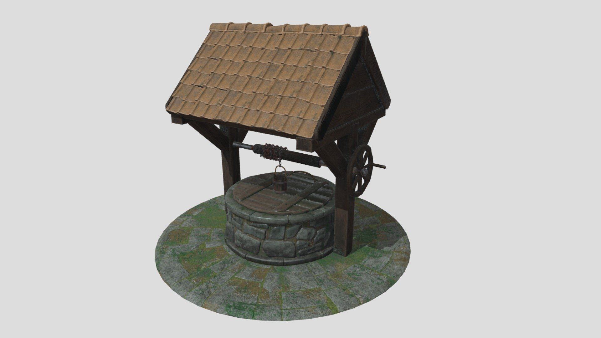 Old Well - 3D model by Hantu (@chatean1) [1d04350] - Sketchfab