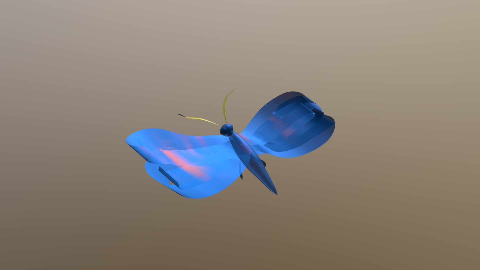Butterfly - Download Free 3D model by AVZ (@micropalaeontology ...