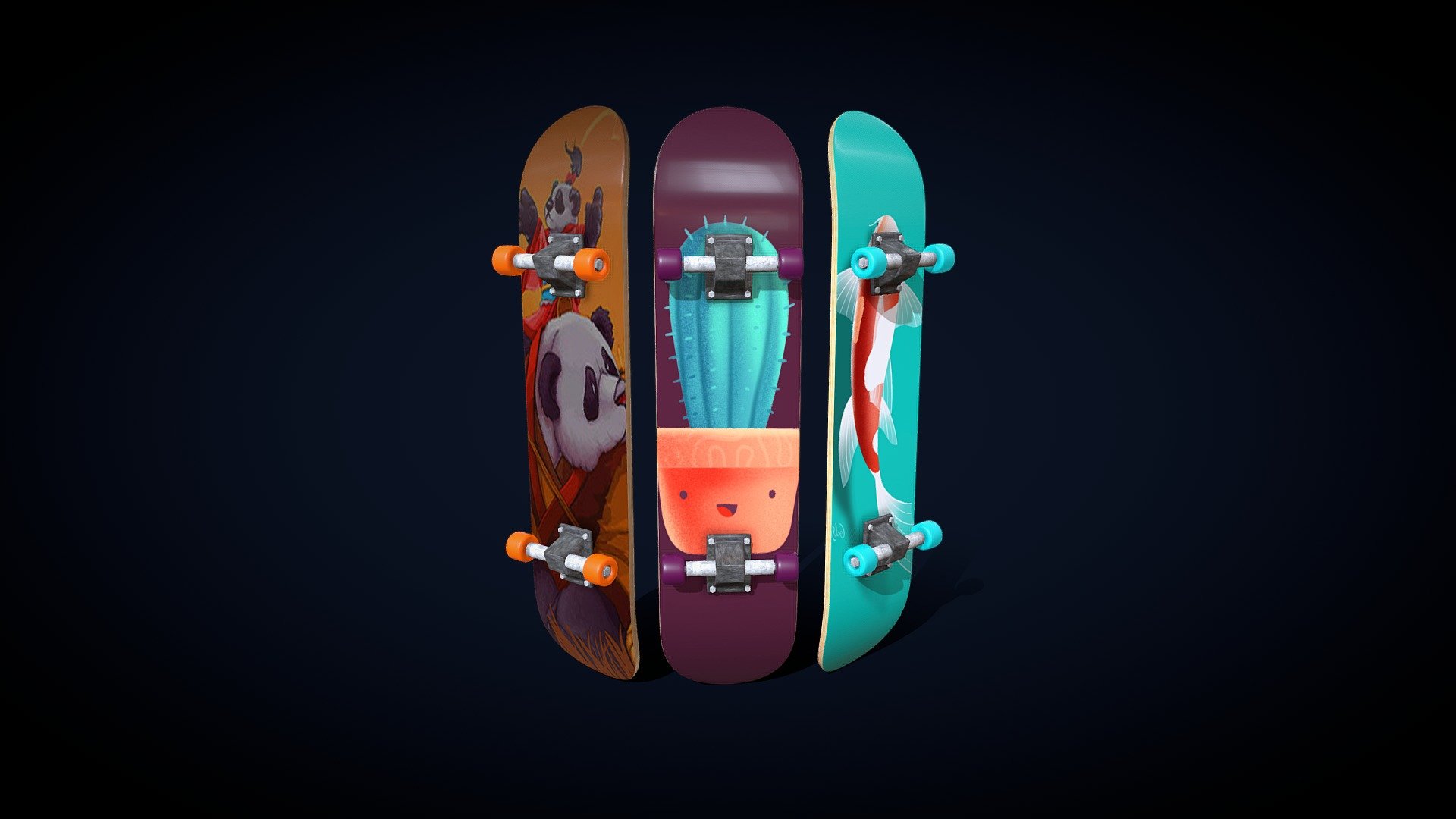 Skate - Download Free 3D model by Vinicius.Dias [1d04dbc] - Sketchfab