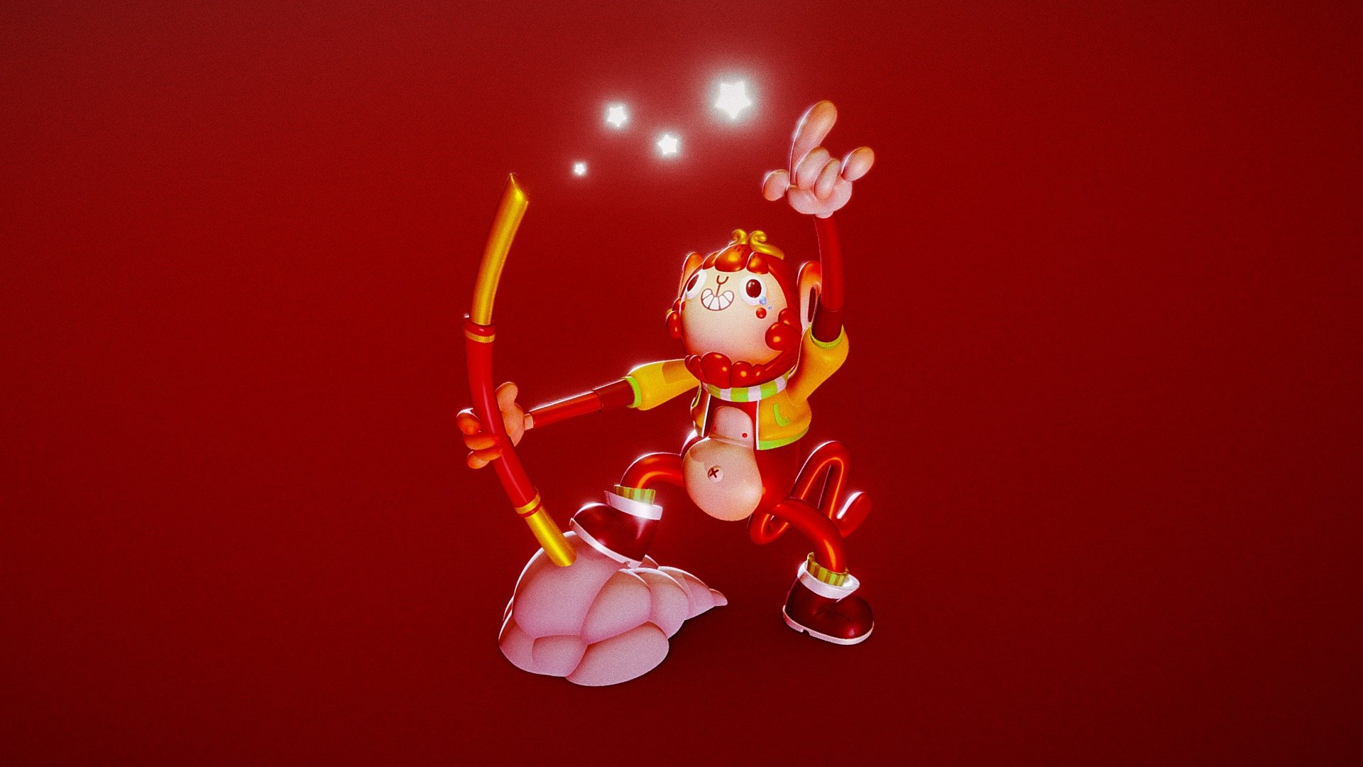 MONKEY - 3D model by JaneHuang (@Huang.Tze.Chen) [1d061ec] - Sketchfab