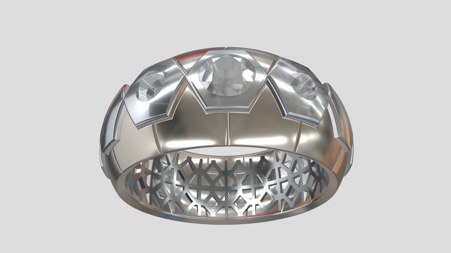 Titanium Men's Ring - Buy Royalty Free 3D model by VR Jewelry Designer ...