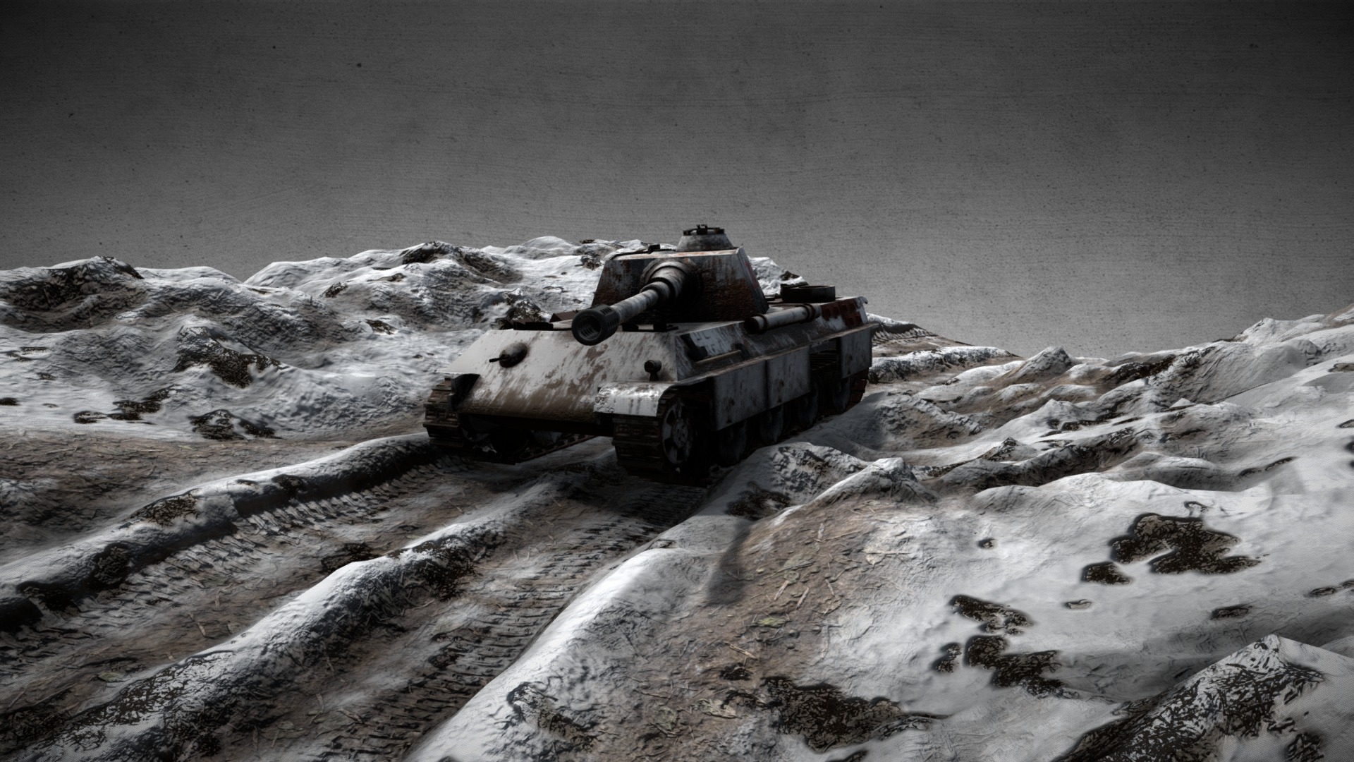 E-50 Tank Diorama - 3D model by FWTeastwood [1d07289] - Sketchfab