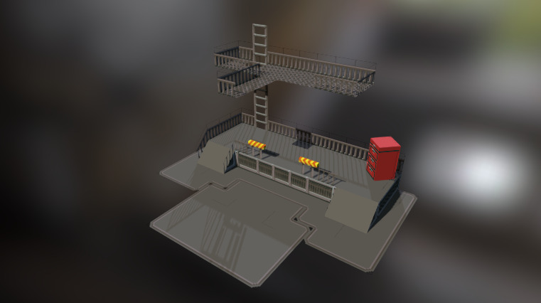 Hangar Bay Concept - 3D model by xgundam05 [1d08916] - Sketchfab
