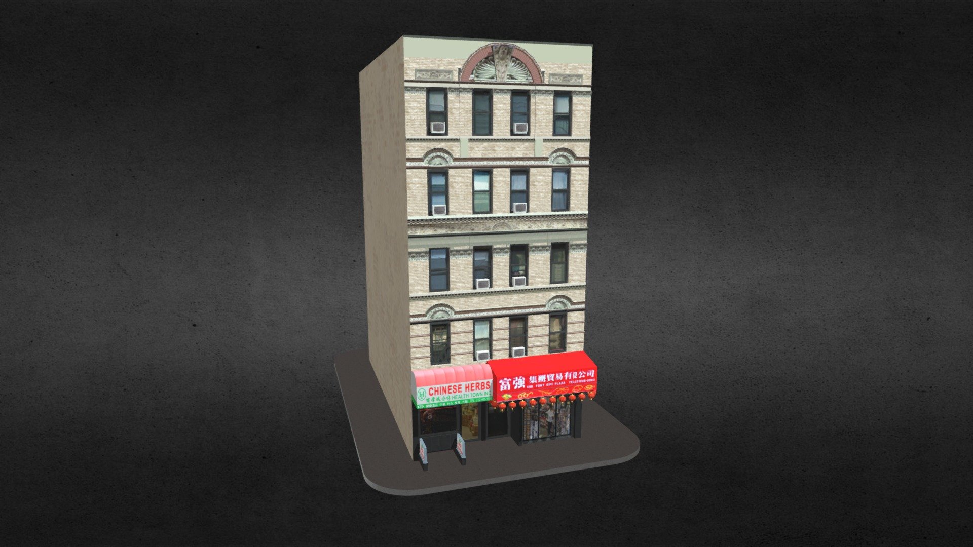 NYC New York Chinatown City Building 1 - 3D model by nuralam018 ...