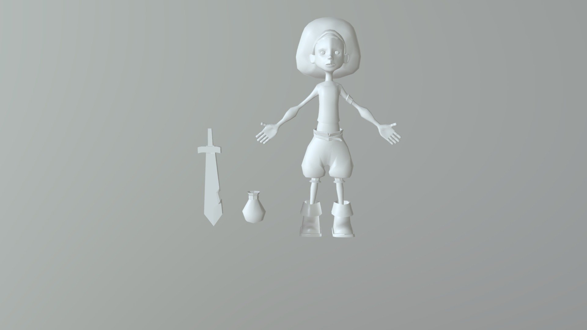 Character Test - 3D model by Mark.I.B [1d0aba1] - Sketchfab