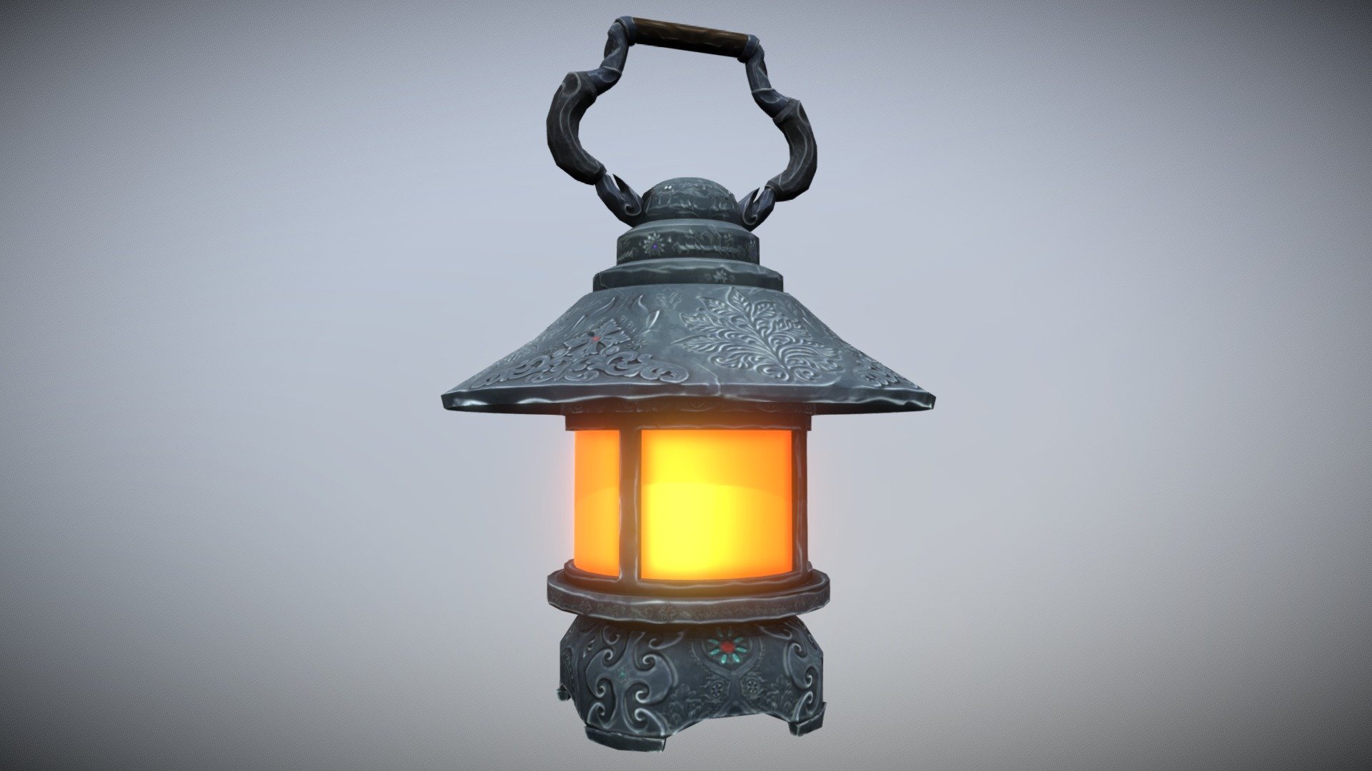 Stylized Lantern - 3D model by Tiocha [1d0c3b3] - Sketchfab
