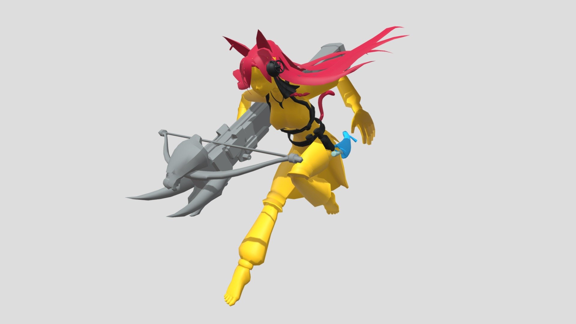 Hilda animation of Raven - 3D model by xarmup (@purpfhtb) [1d0c3f3 ...