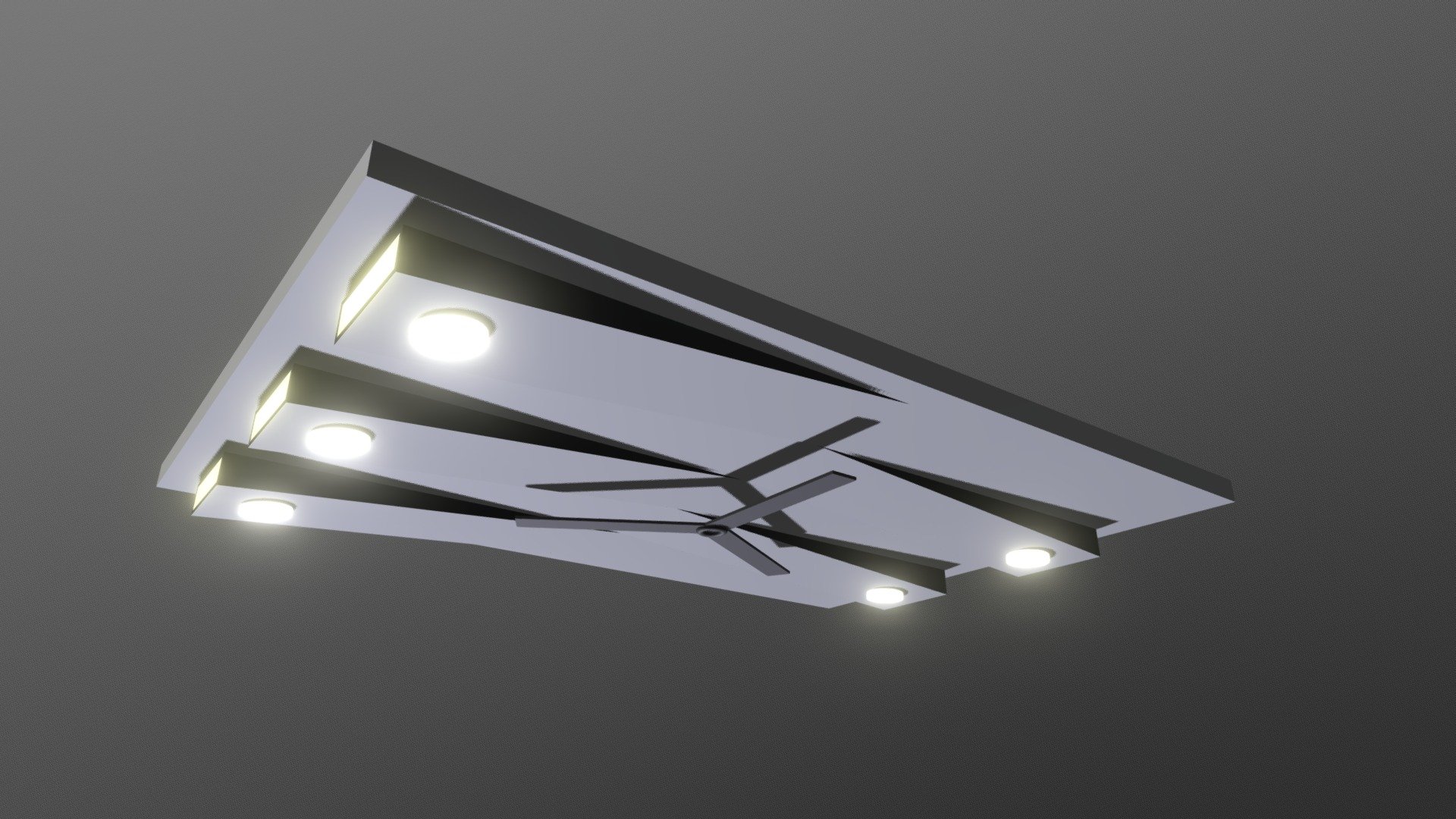 Mom Dad Bedroom Ceiling - 3D model by Jeet Shah (@ThatNewID) [1d0d6b5 ...
