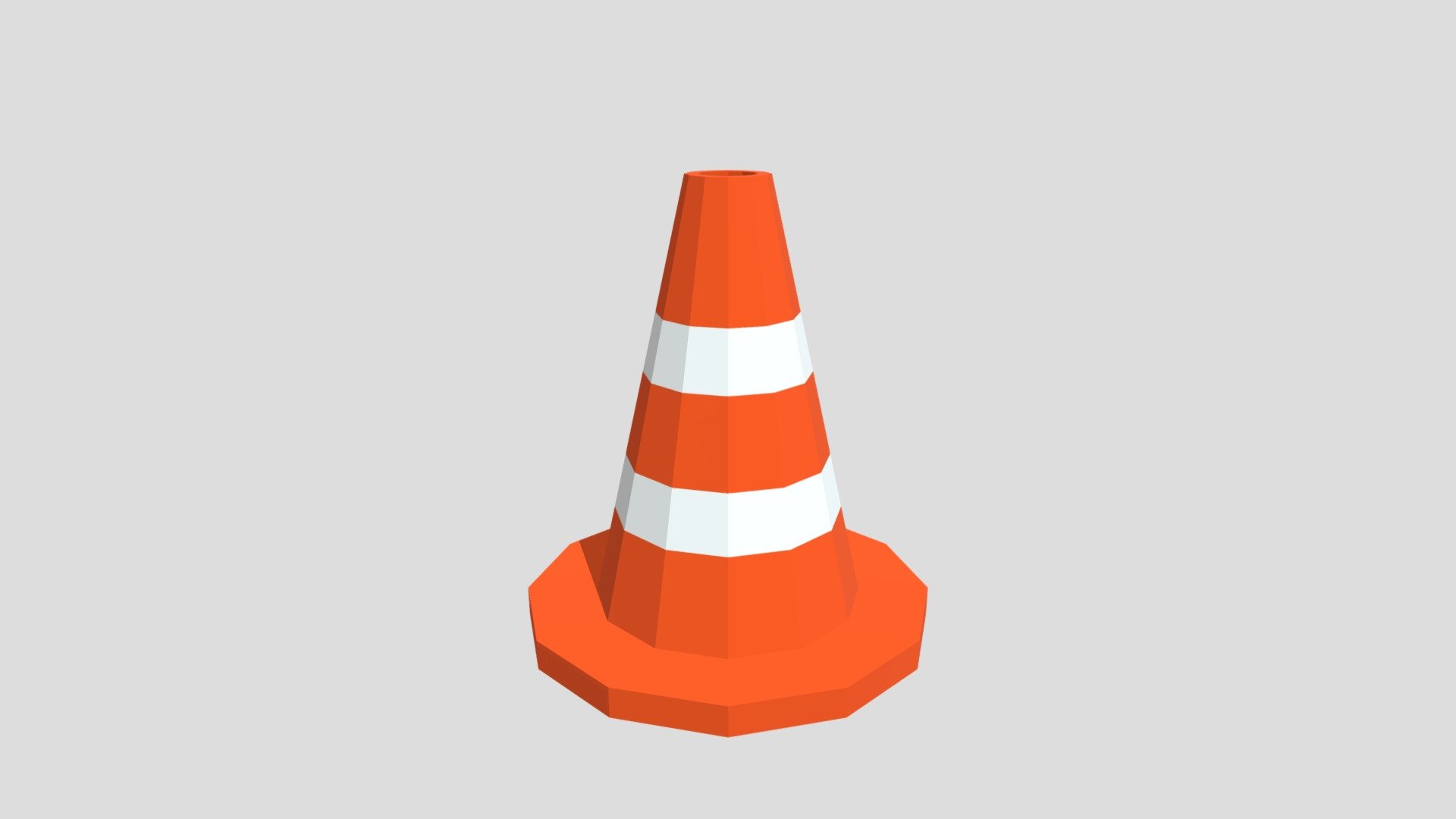 Free Low Poly Traffic Cone - Download Free 3D model by Tigas (@tigasM ...